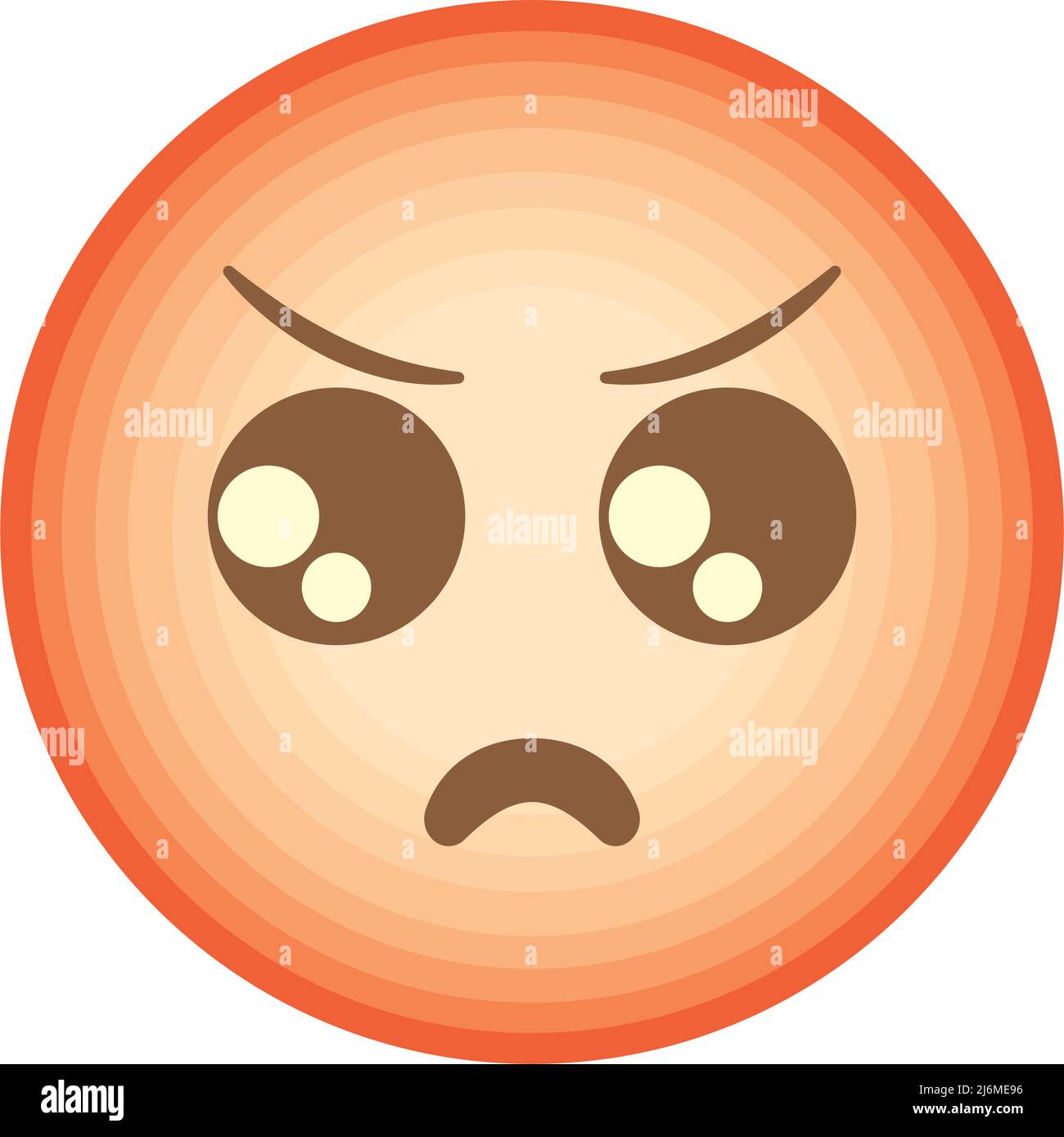 red angry emoji Stock Vector Image & Art - Alamy