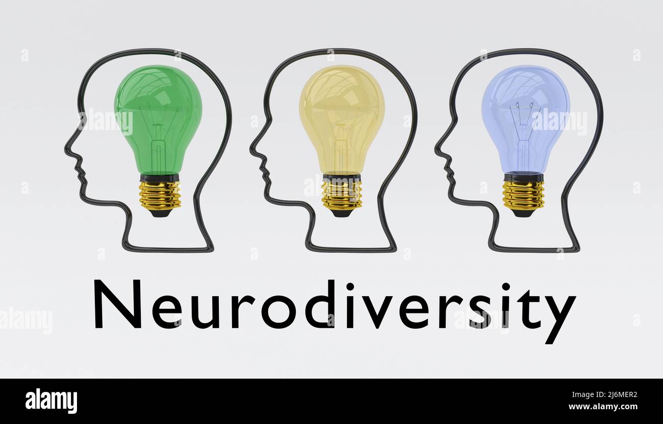 Neurodiversity brain hi-res stock photography and images - Alamy