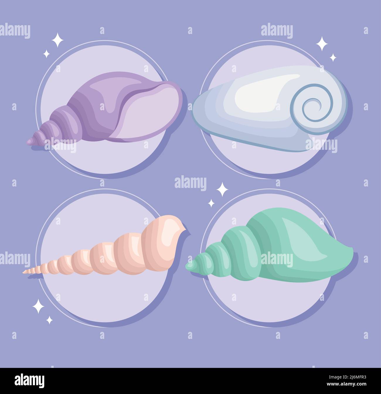 Four coral Stock Vector Images - Alamy