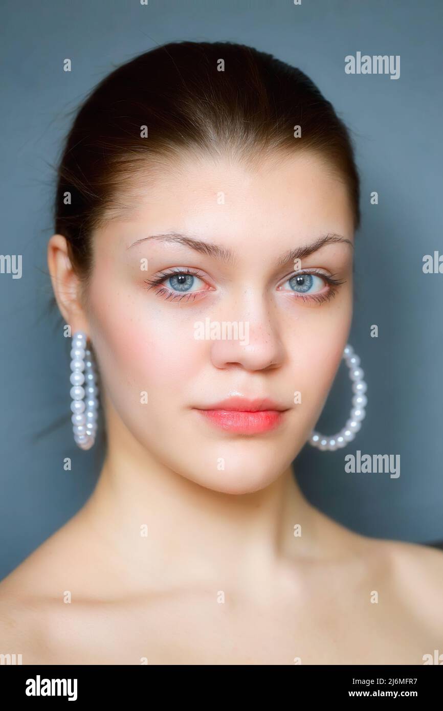 Beautiful Model Face Front