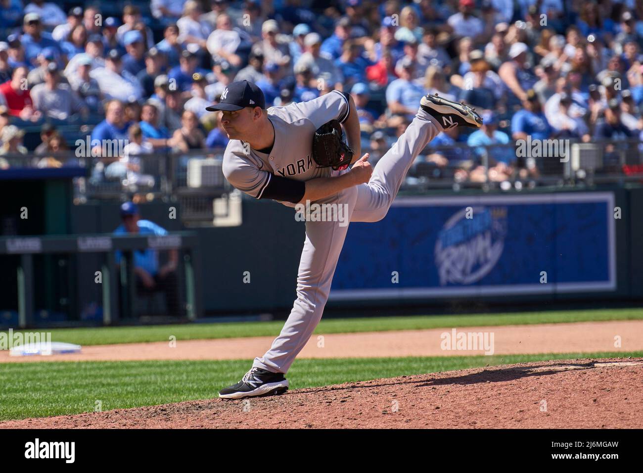 May 1 2022: New York pitcher Michael King (34) throws a pitch during ...