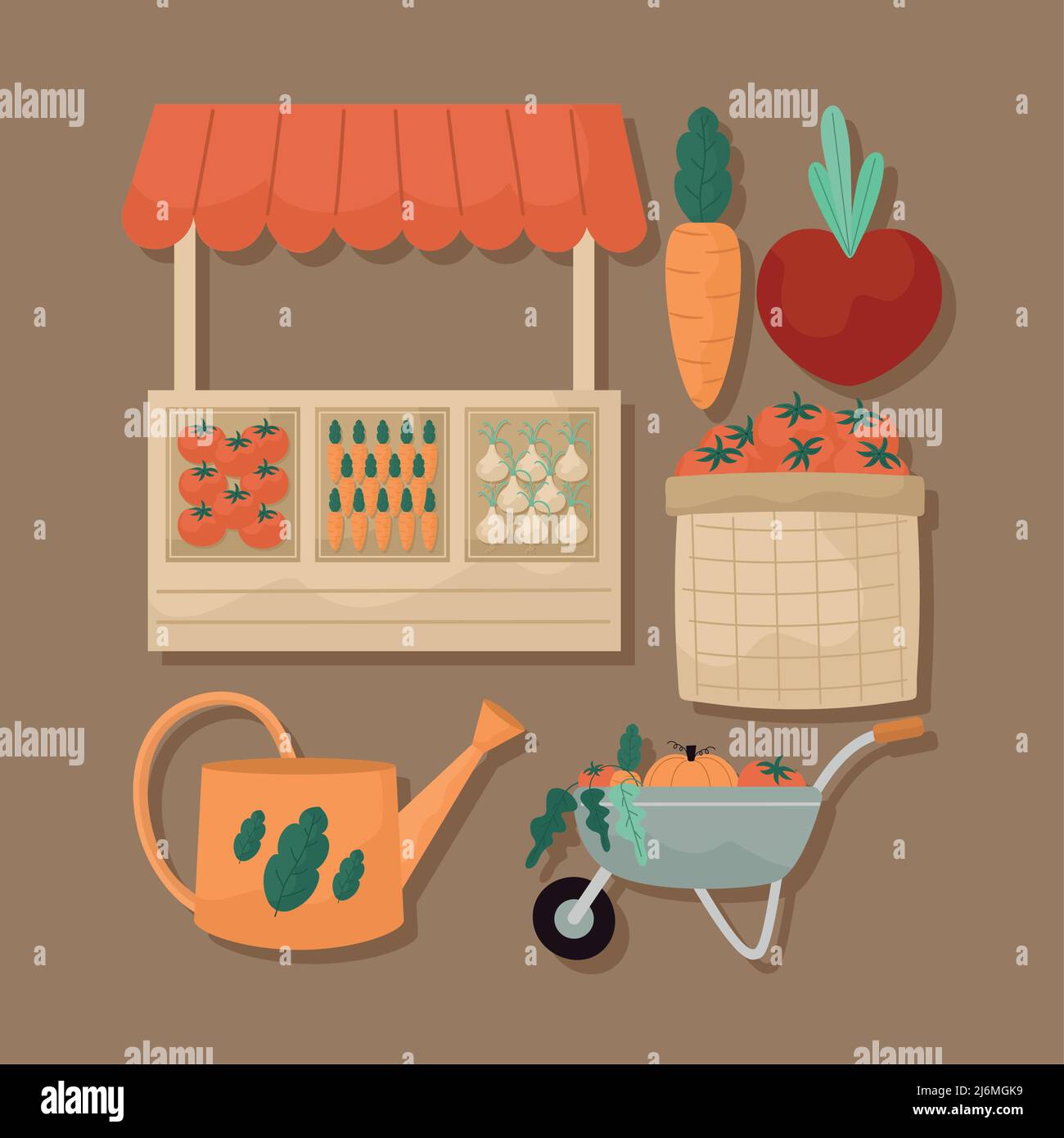 Local items Stock Vector Images - Alamy