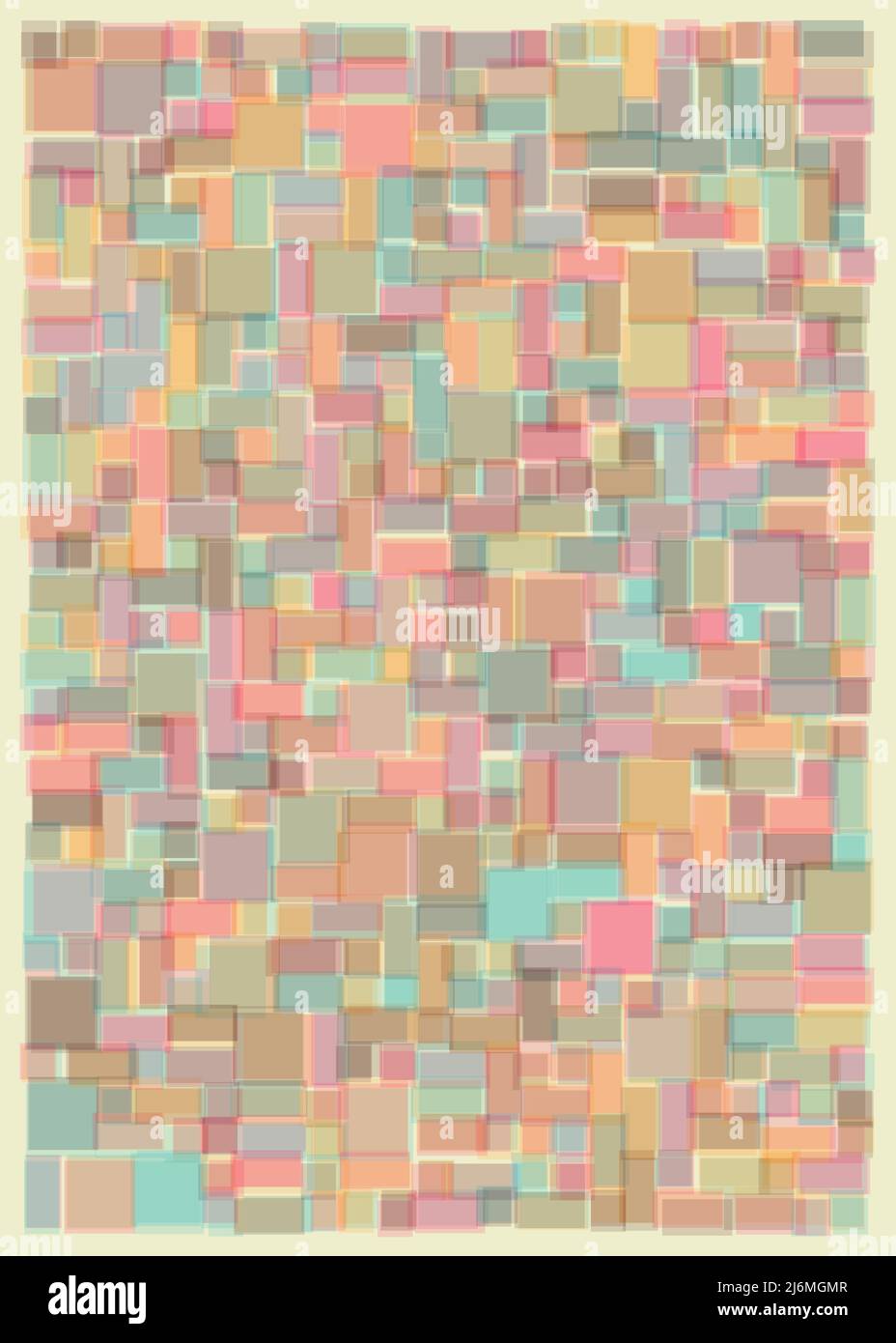 Abstract Offset Quads generative art background art illustration Stock ...