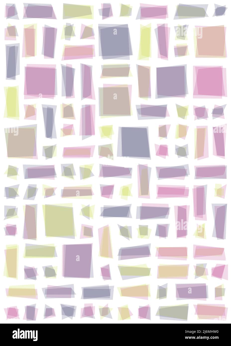 Abstract Offset Quads generative art background art illustration Stock ...