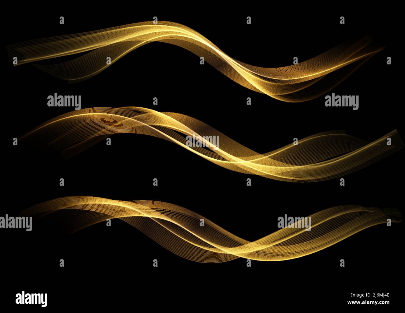 Abstract golden light curves background Stock Vector Images - Alamy