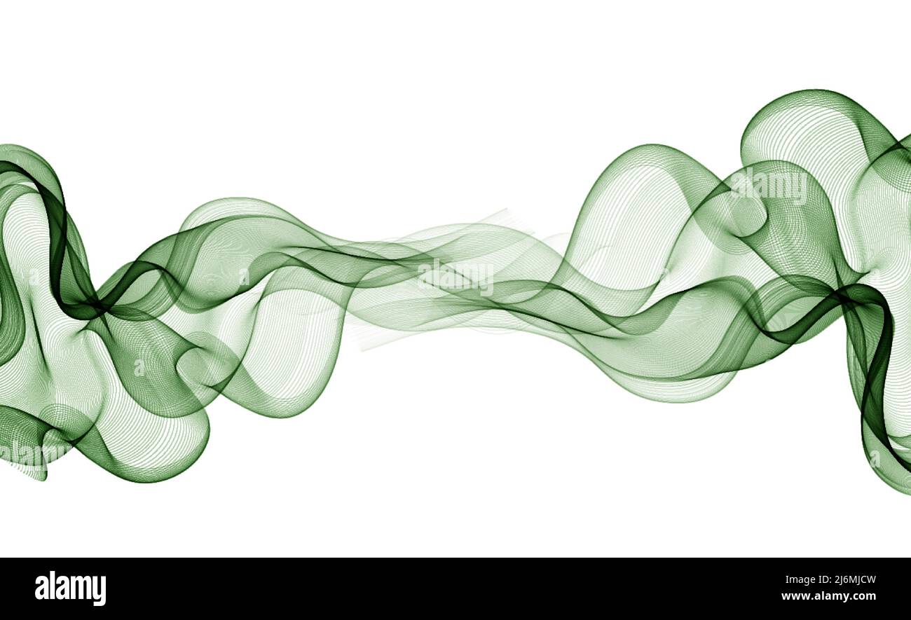 Vector abstract flowing wave lines isolated on white background. Design ...