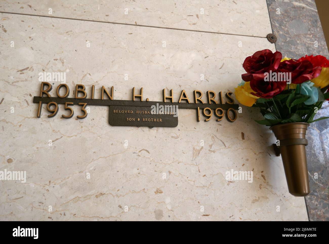 Inglewood, California, USA 29th April 2022 Actor Robin Harris's Grave ...