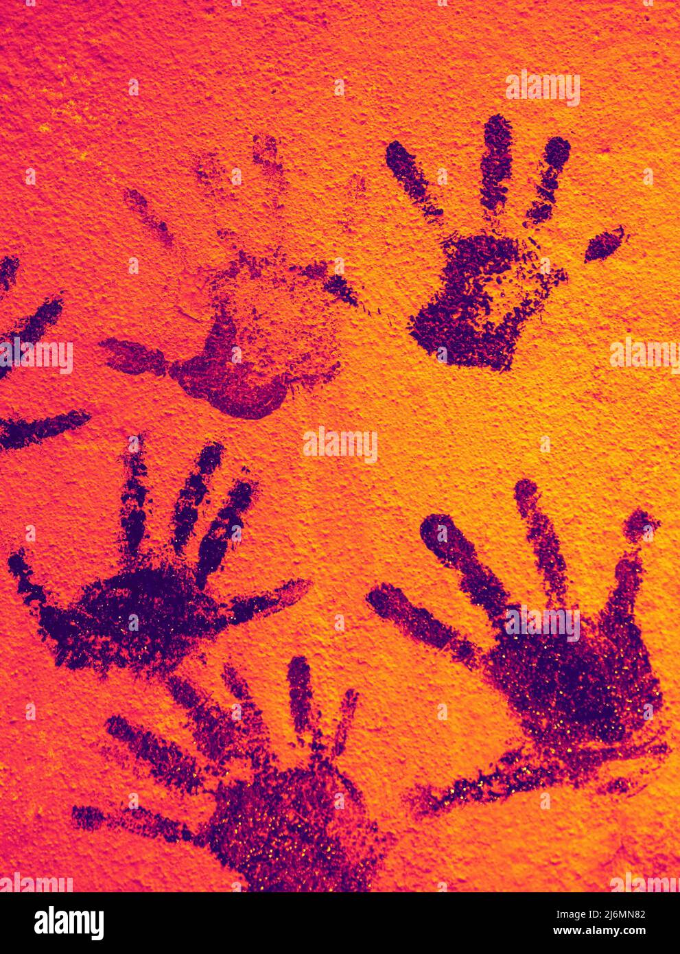 Handprint child hi-res stock photography and images - Alamy