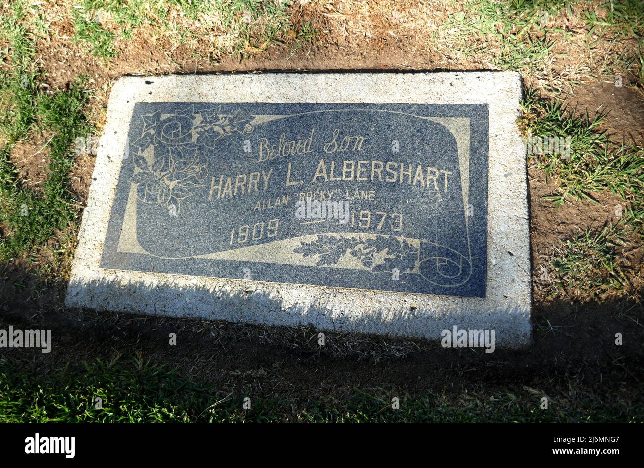 Inglewood, California, USA 29th April 2022 Actor Allan 'Rocky' Lane's ...
