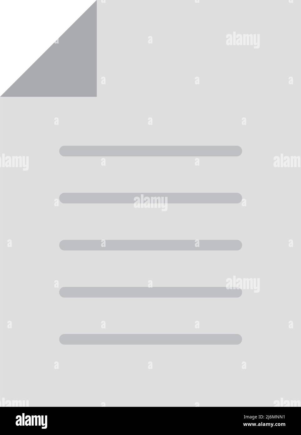 A simple file icon. Memo icon. Editable vector Stock Vector Image & Art ...