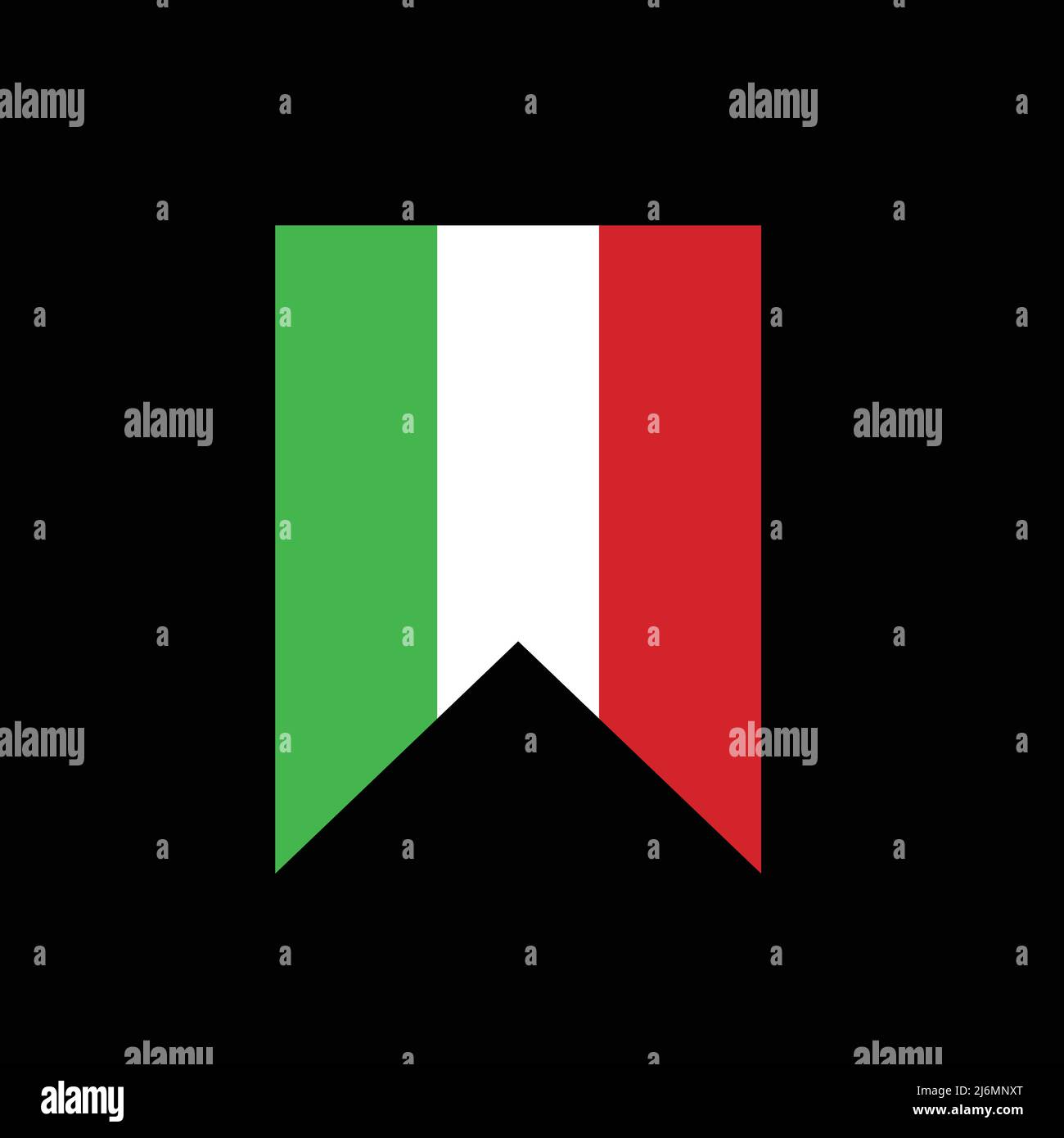 Italy banner flag. Countries in Europe. Editable vector Stock Vector ...