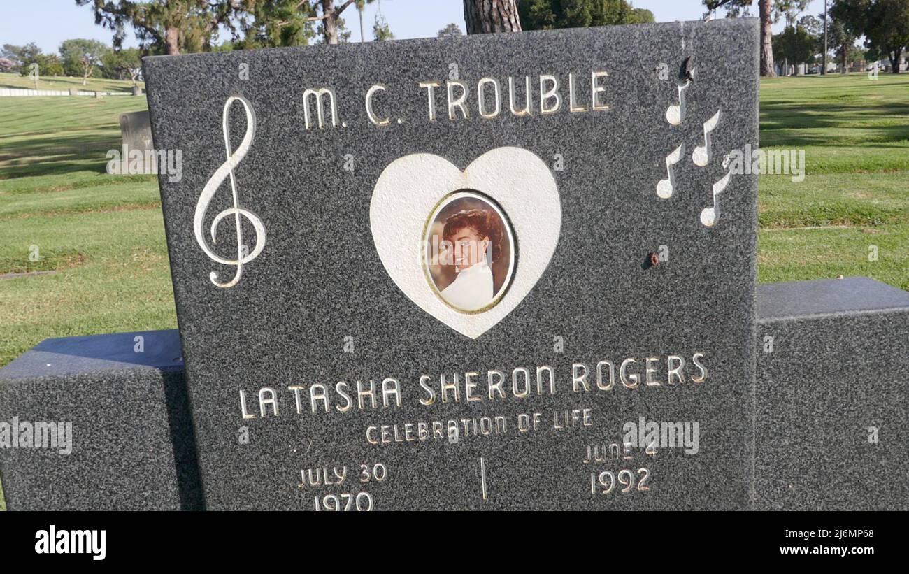 Inglewood, California, USA 29th April 2022 Rapper LaTasha Sheron Rogers ...