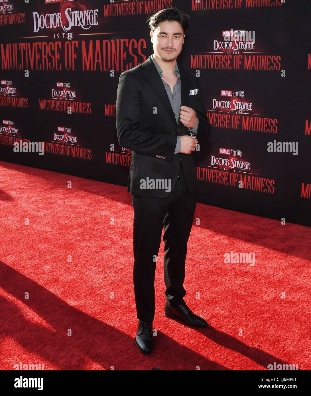 Los Angeles, USA. 02nd May, 2022. Remy Hii arrives at the Marvel ...
