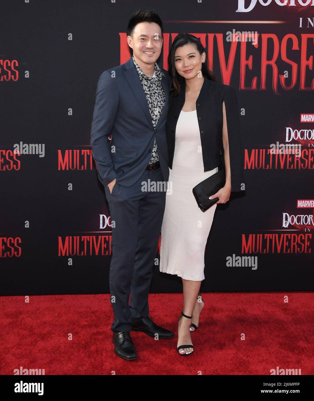 Los Angeles, USA. 02nd May, 2022. (L-R) Philip Wang of Wong Fu Productions and Helen Wu of Asian ...