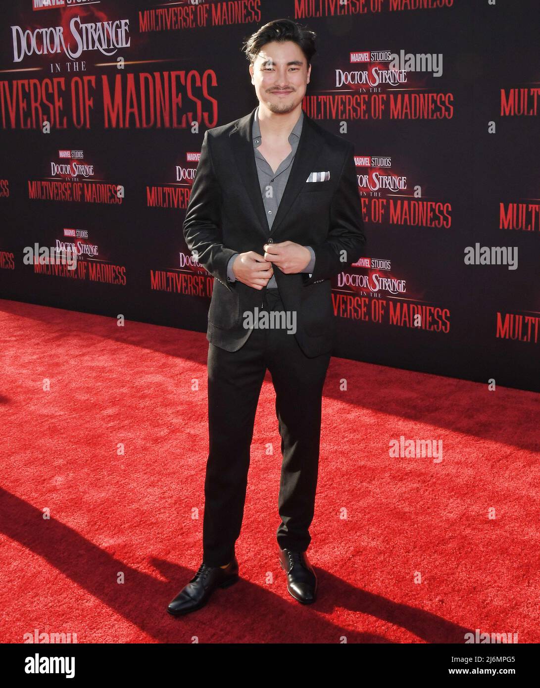 Los Angeles, USA. 02nd May, 2022. Remy Hii arrives at the Marvel ...