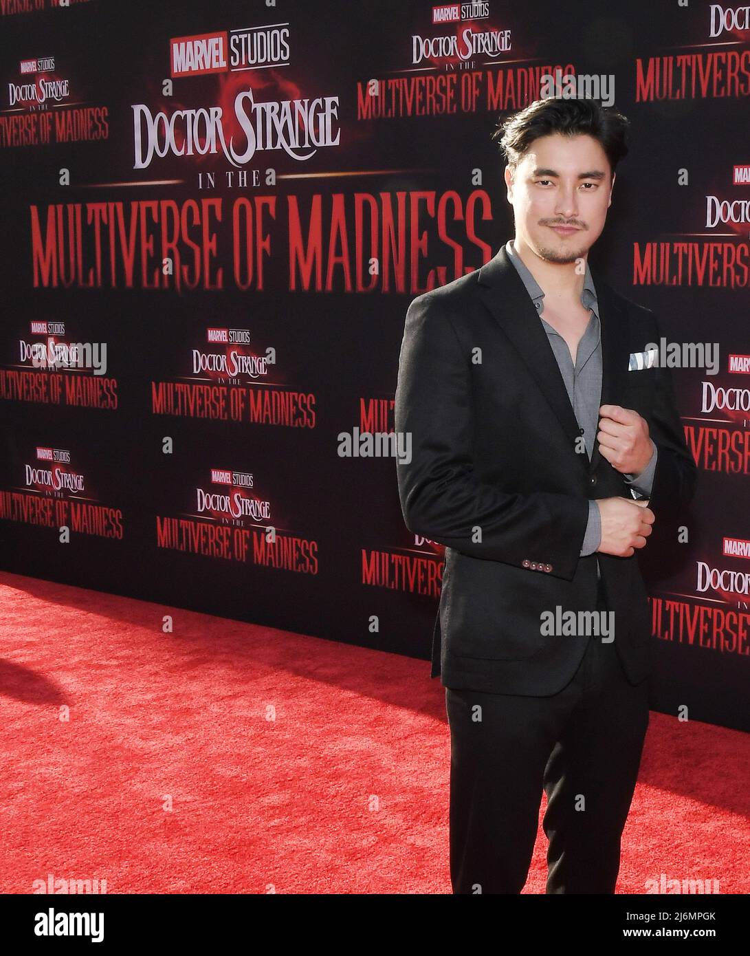 Los Angeles, USA. 02nd May, 2022. Remy Hii arrives at the Marvel ...