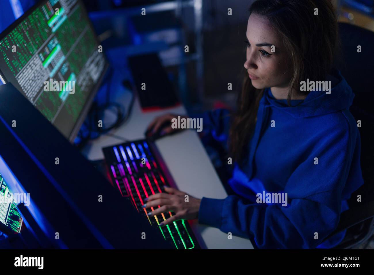 Hacker criminal dark web code malware hi-res stock photography and ...