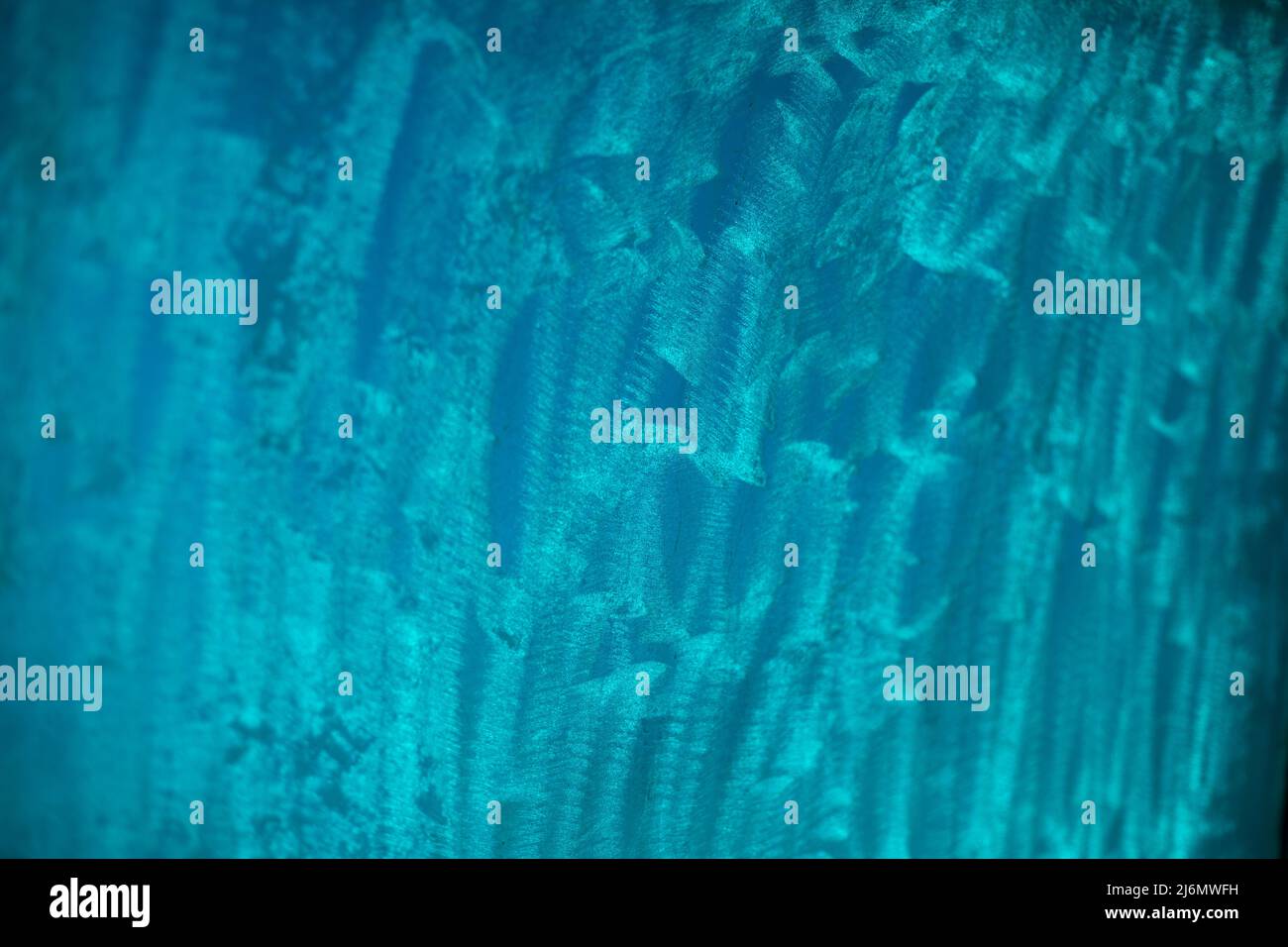 Blue texture of scratched surface. Dirty blue plastic. Details of anti ...