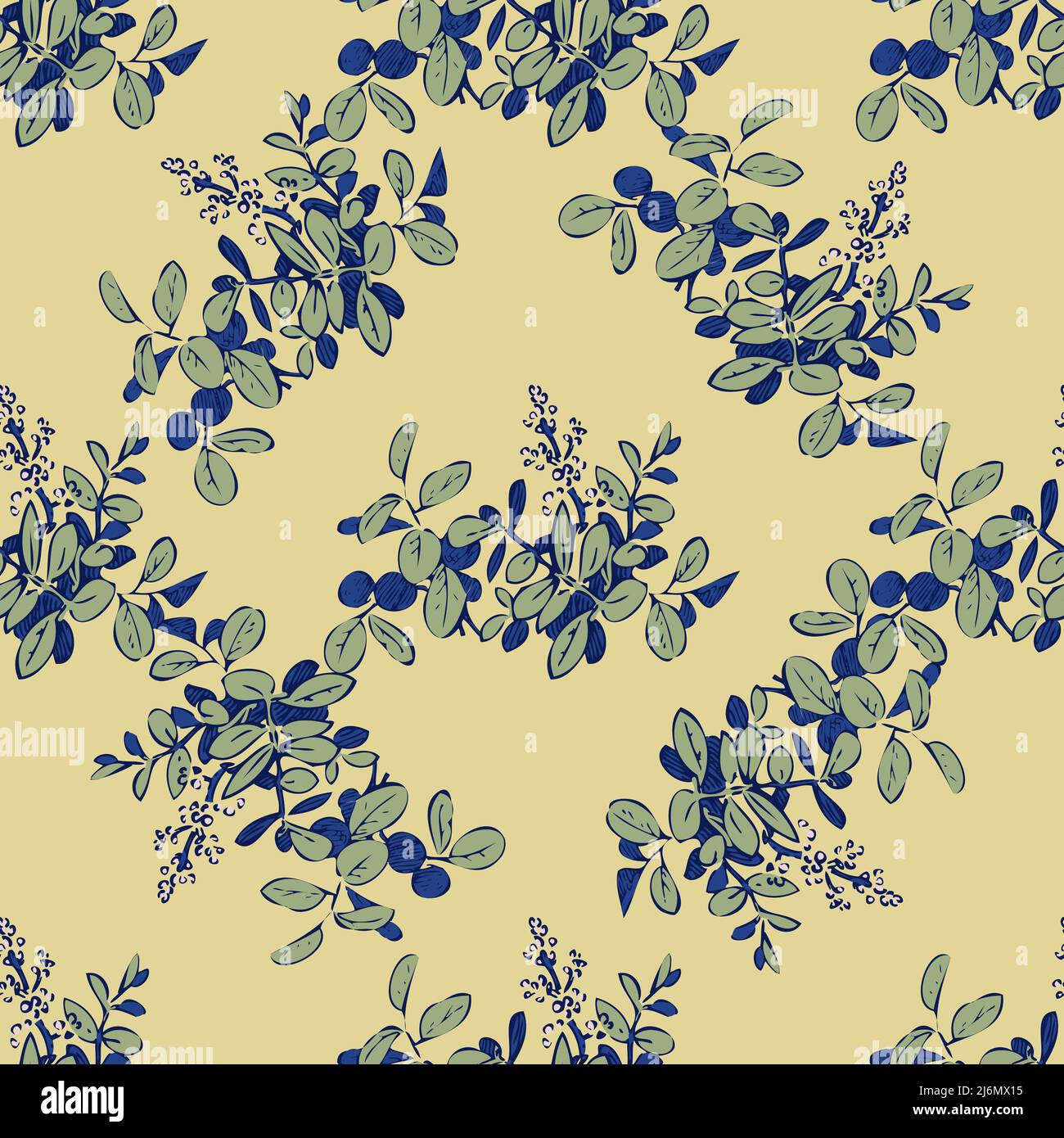 Hand draw bloom wildflowers. Cute floral abstract background seamless ...