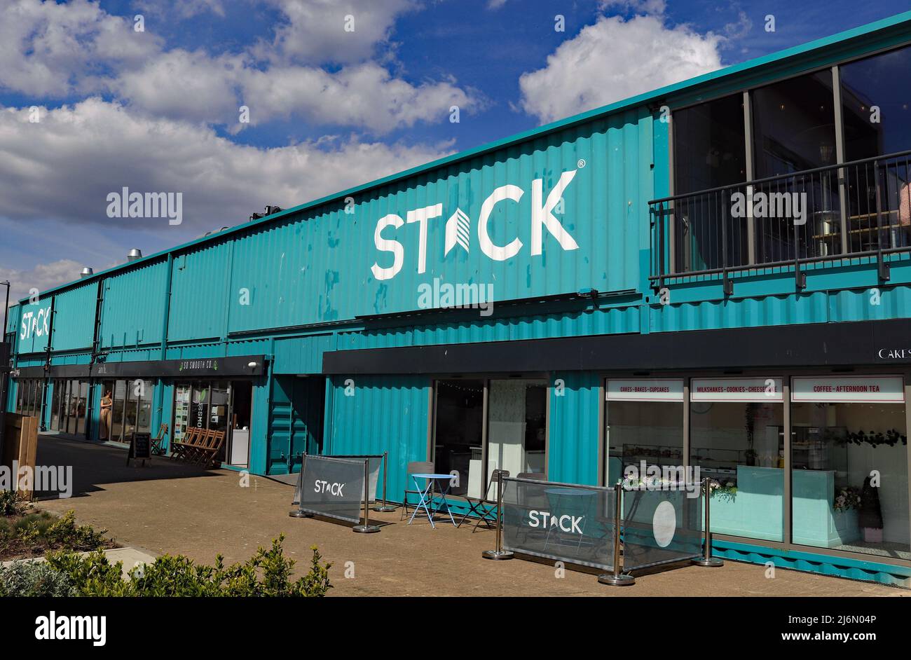 The Stack, a bright building on the sea front at Seaburn is constructed ...