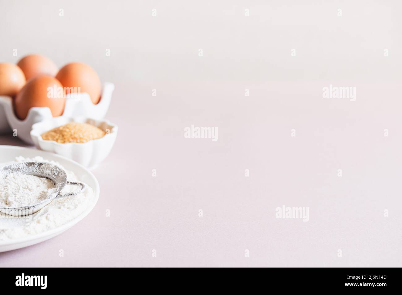 Baking or cooking background frame. Ingredients, kitchen items for ...