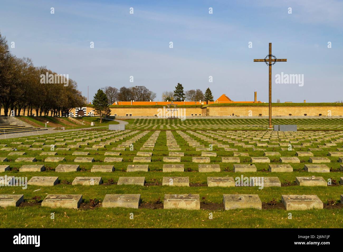 Small fortress and memorial to victims 2nd World War, Terezin, Northern ...