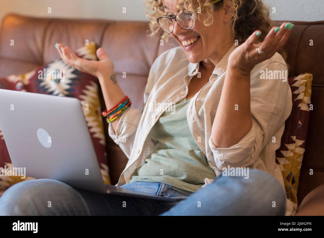 Happy overjoyed hi-res stock photography and images - Alamy