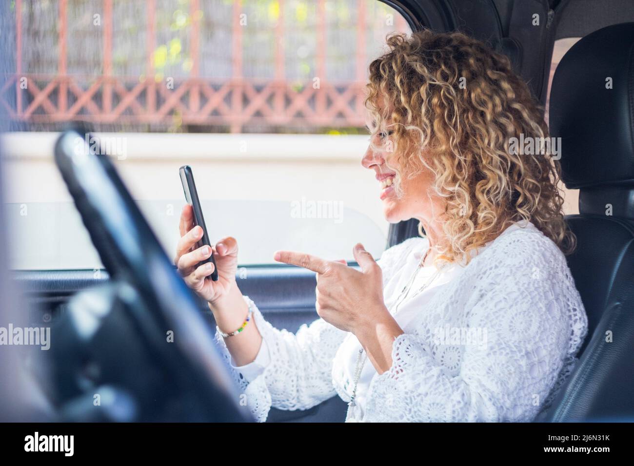 Sit inside car hi-res stock photography and images - Alamy