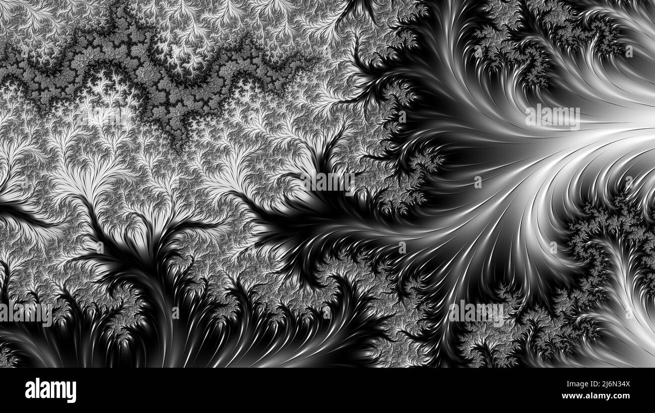 Abstract Computer generated Fractal design. A fractal is a never-ending ...
