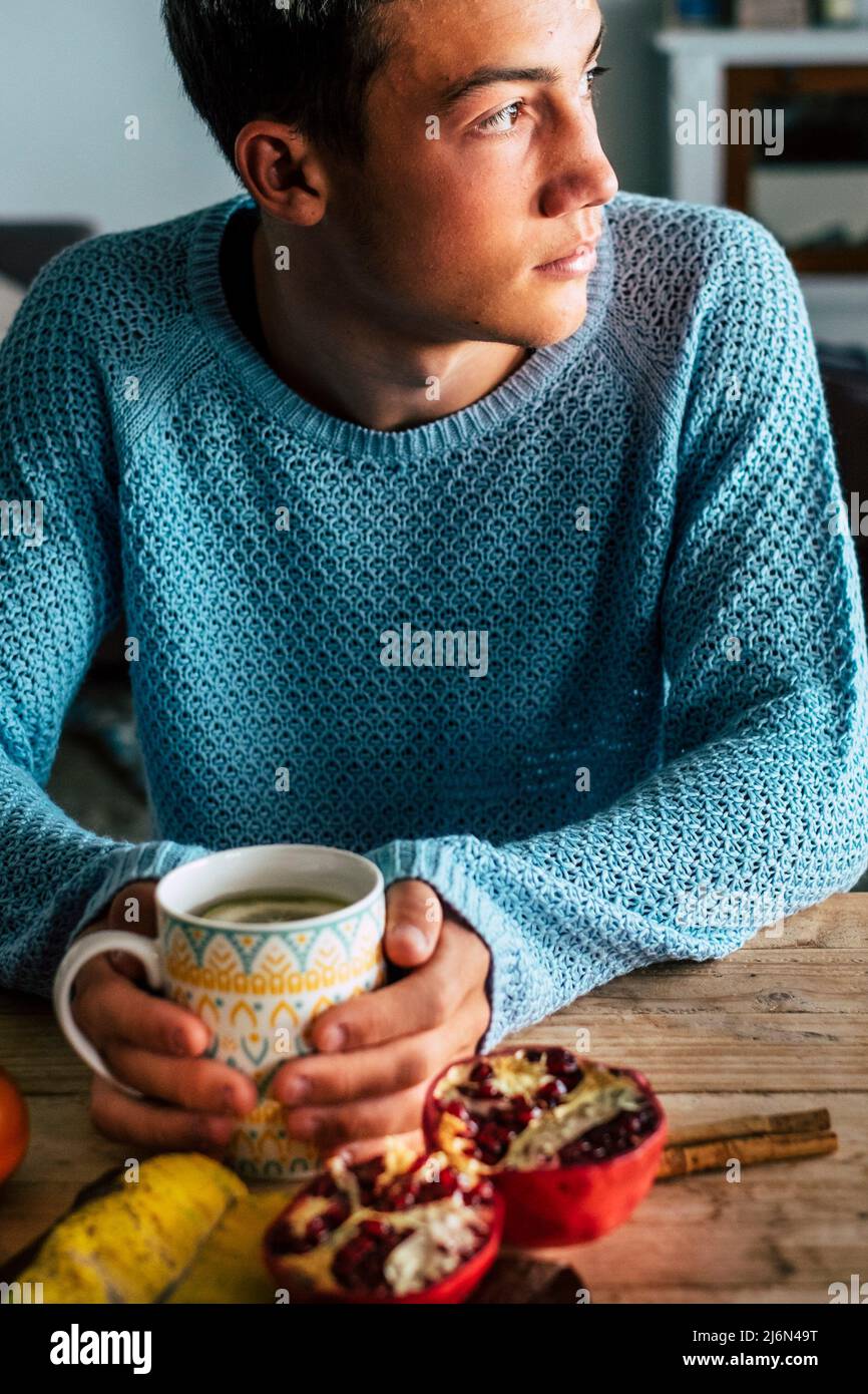 Stress teenager boy hi-res stock photography and images - Alamy