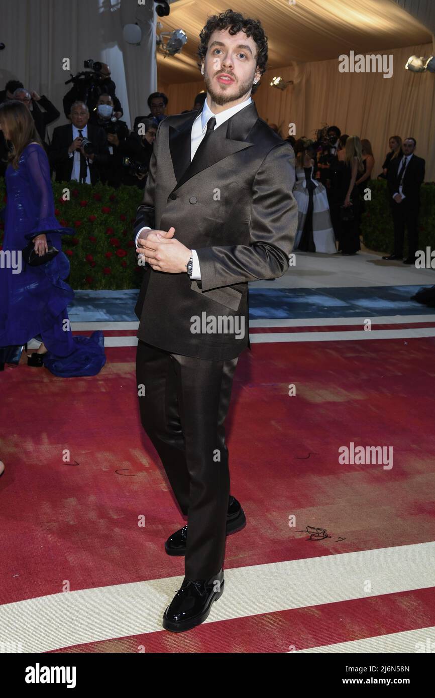 New York, USA. 02nd May, 2022. Jack Harlow walking on the red carpet at the 2022 Metropolitan ...