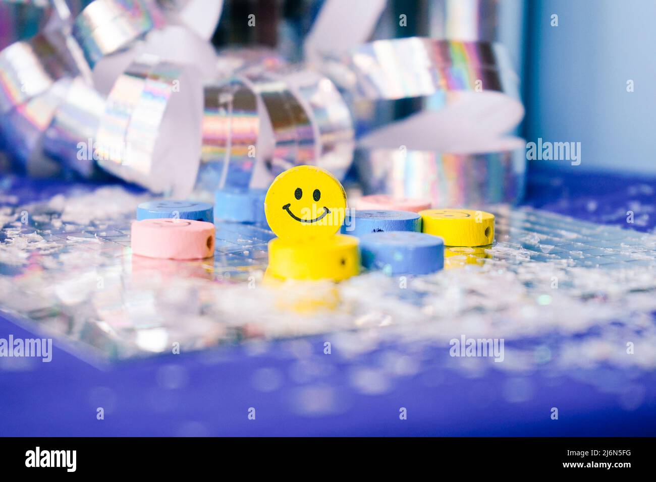 Conceptual image about the positive mood effects in happiness at a ...