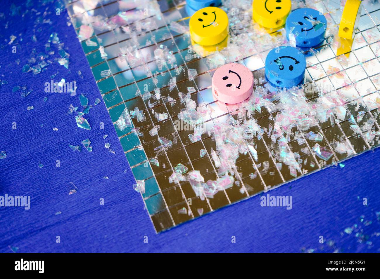 Conceptual image about the positive mood effects in happiness at a ...