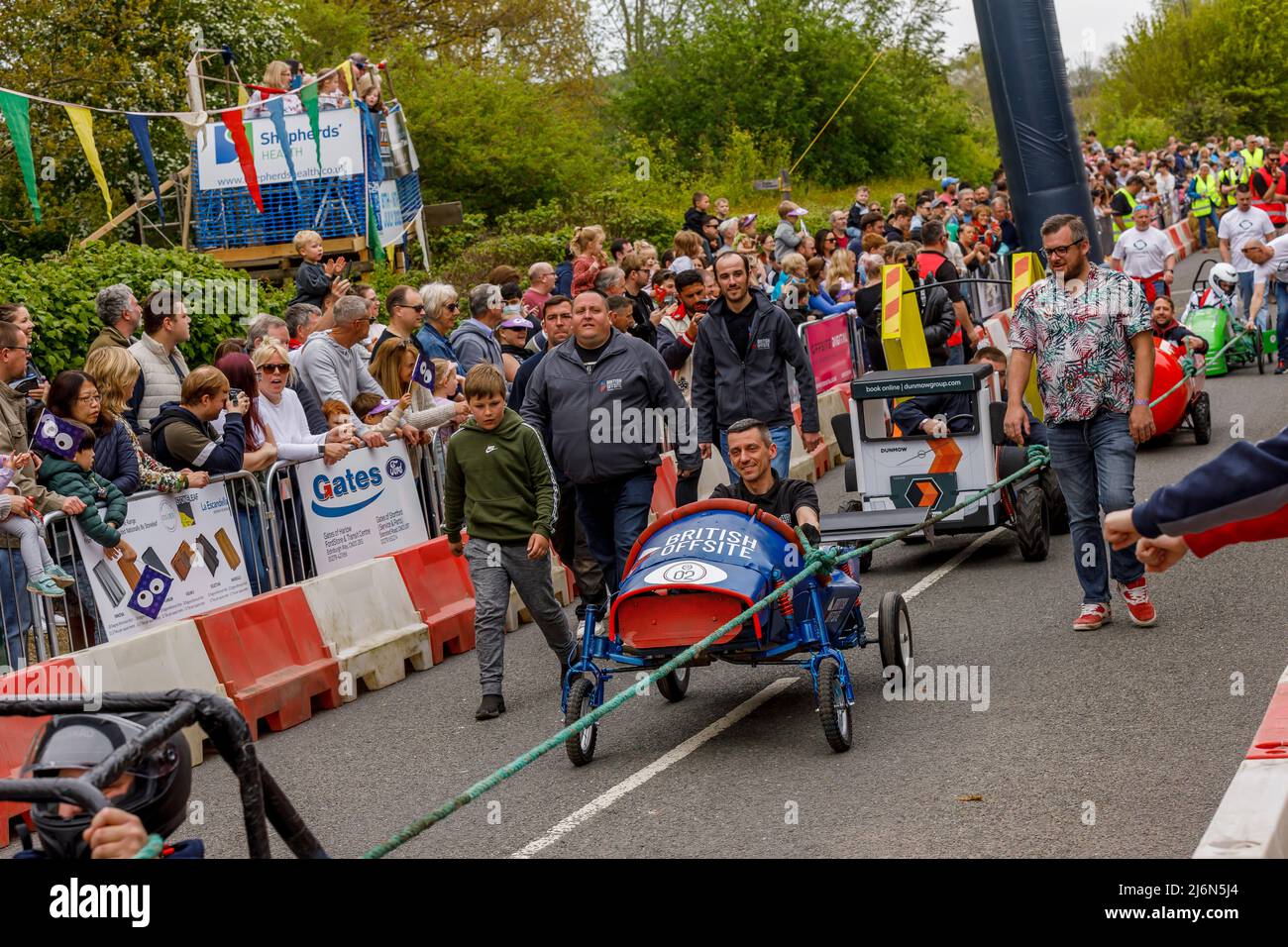 Great Dunmow Soap Box Race 2022 Stock Photo - Alamy