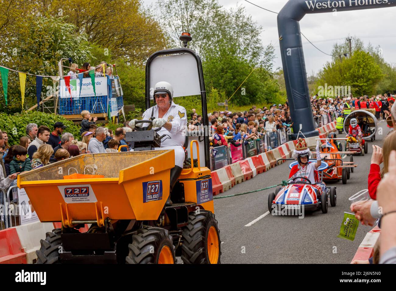 Great Dunmow Soap Box Race 2022 Stock Photo - Alamy