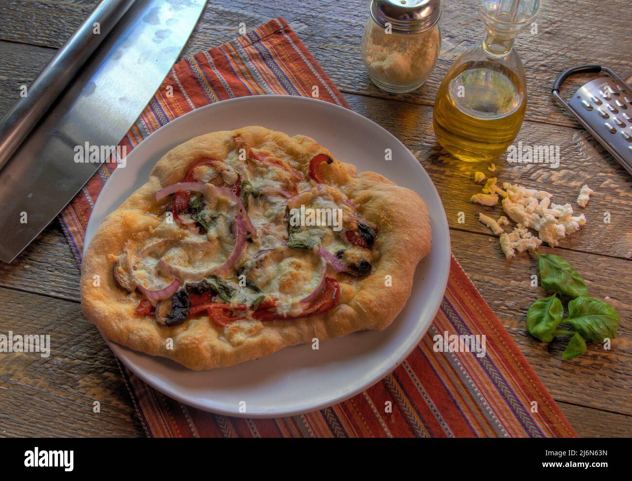 Style pizza hi-res stock photography and images - Alamy