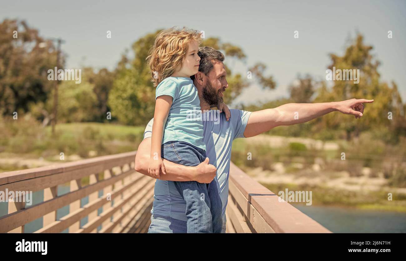 family value. childhood and parenthood. parent point finger showing ...