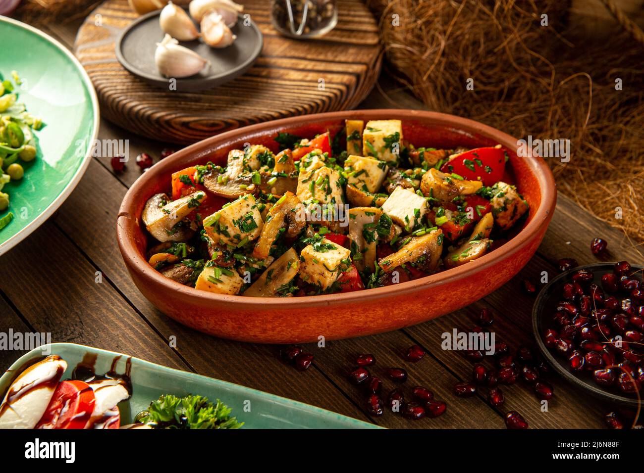 Cooked mushrooms restaurant hi-res stock photography and images - Alamy