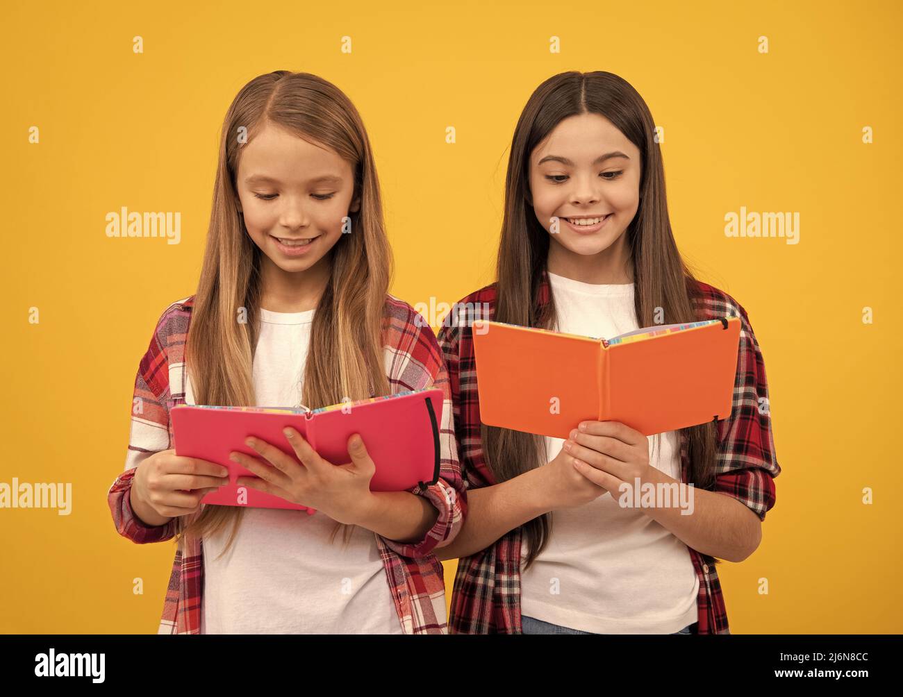 education. high school. friends girls with notebook. back to school ...