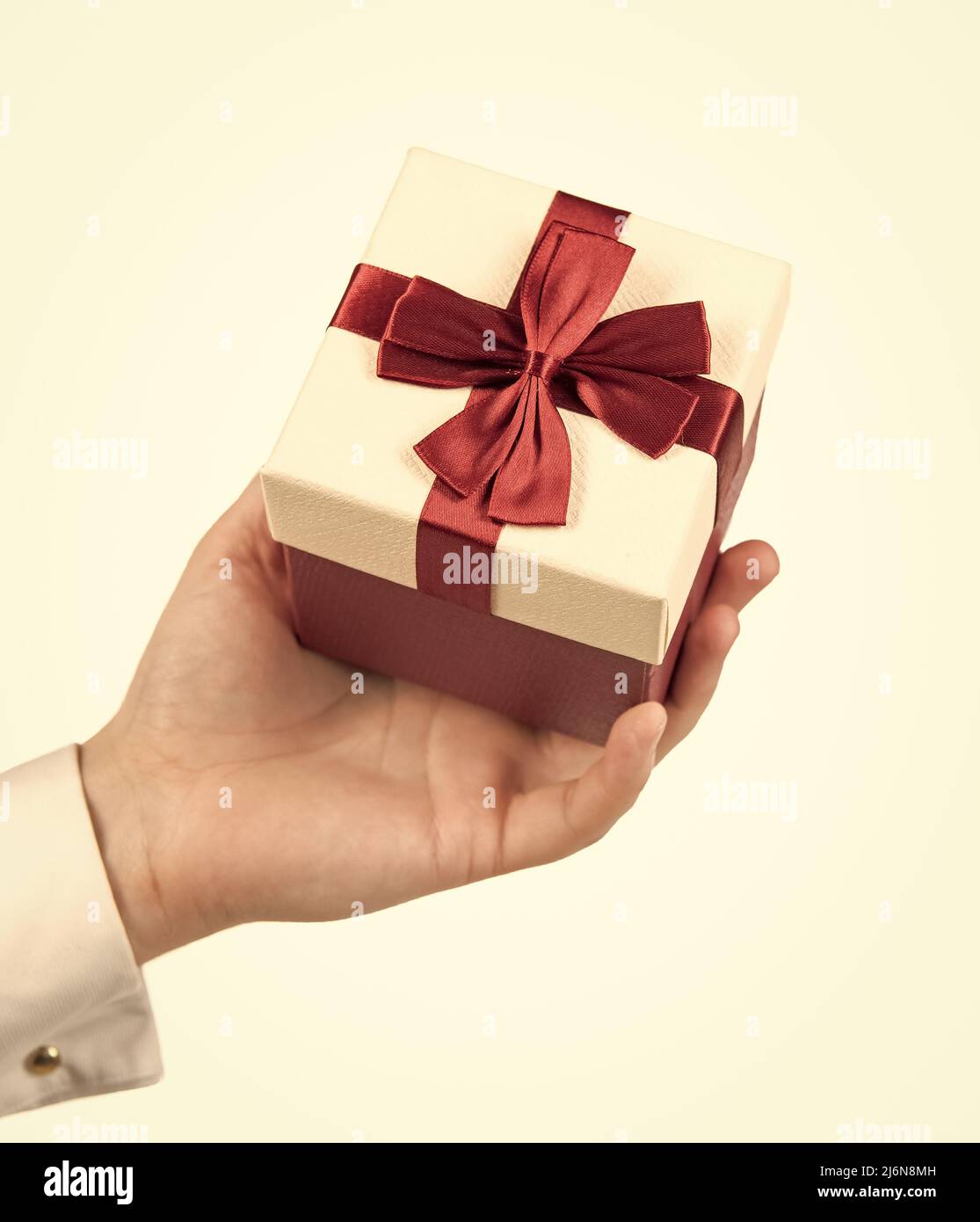 Present in hand hi-res stock photography and images - Alamy