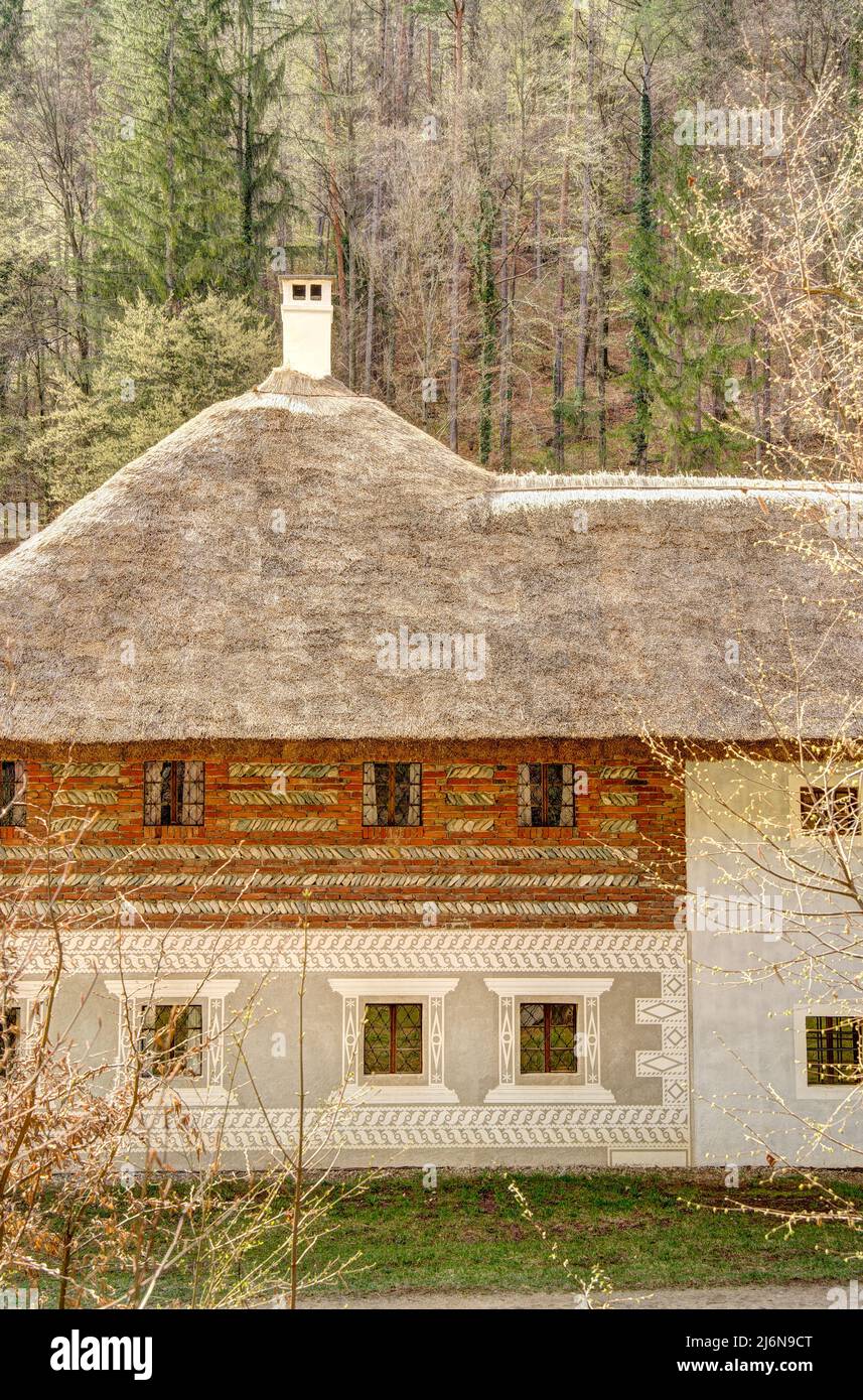 Traditional Austrian house, HDR Image Stock Photo - Alamy