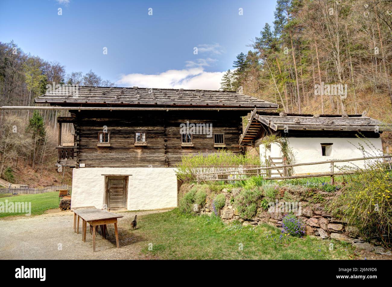 Traditional Austrian house, HDR Image Stock Photo - Alamy