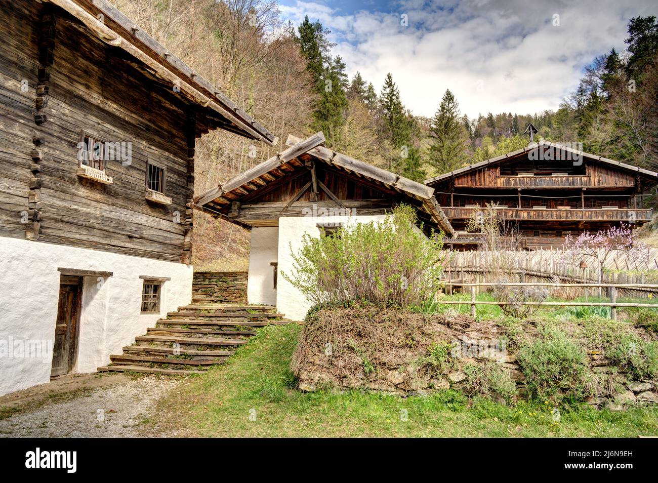 Traditional Austrian house, HDR Image Stock Photo - Alamy