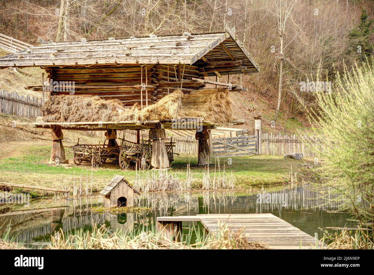 Traditional Austrian house, HDR Image Stock Photo - Alamy