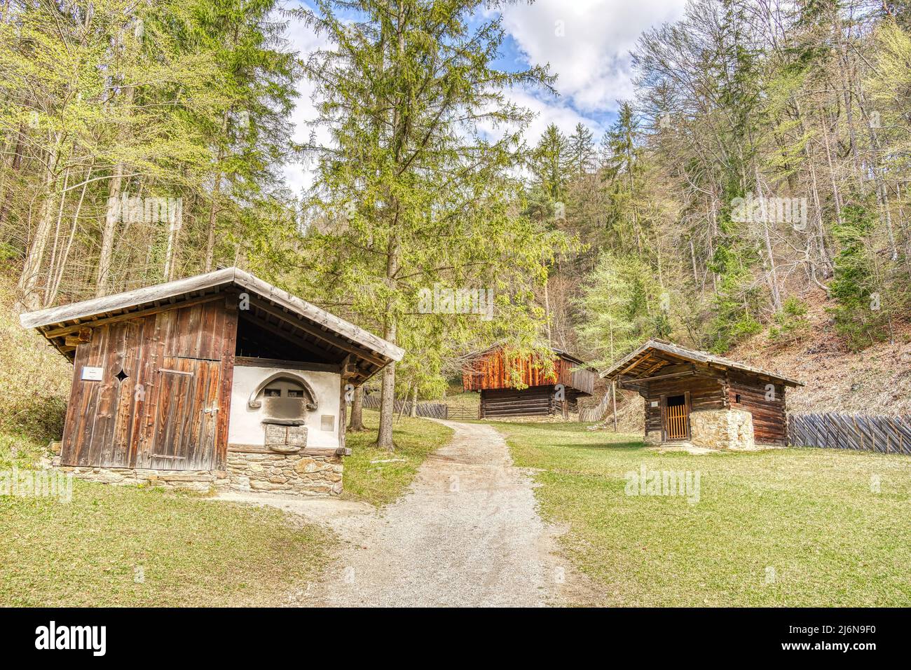 Traditional Austrian house, HDR Image Stock Photo - Alamy