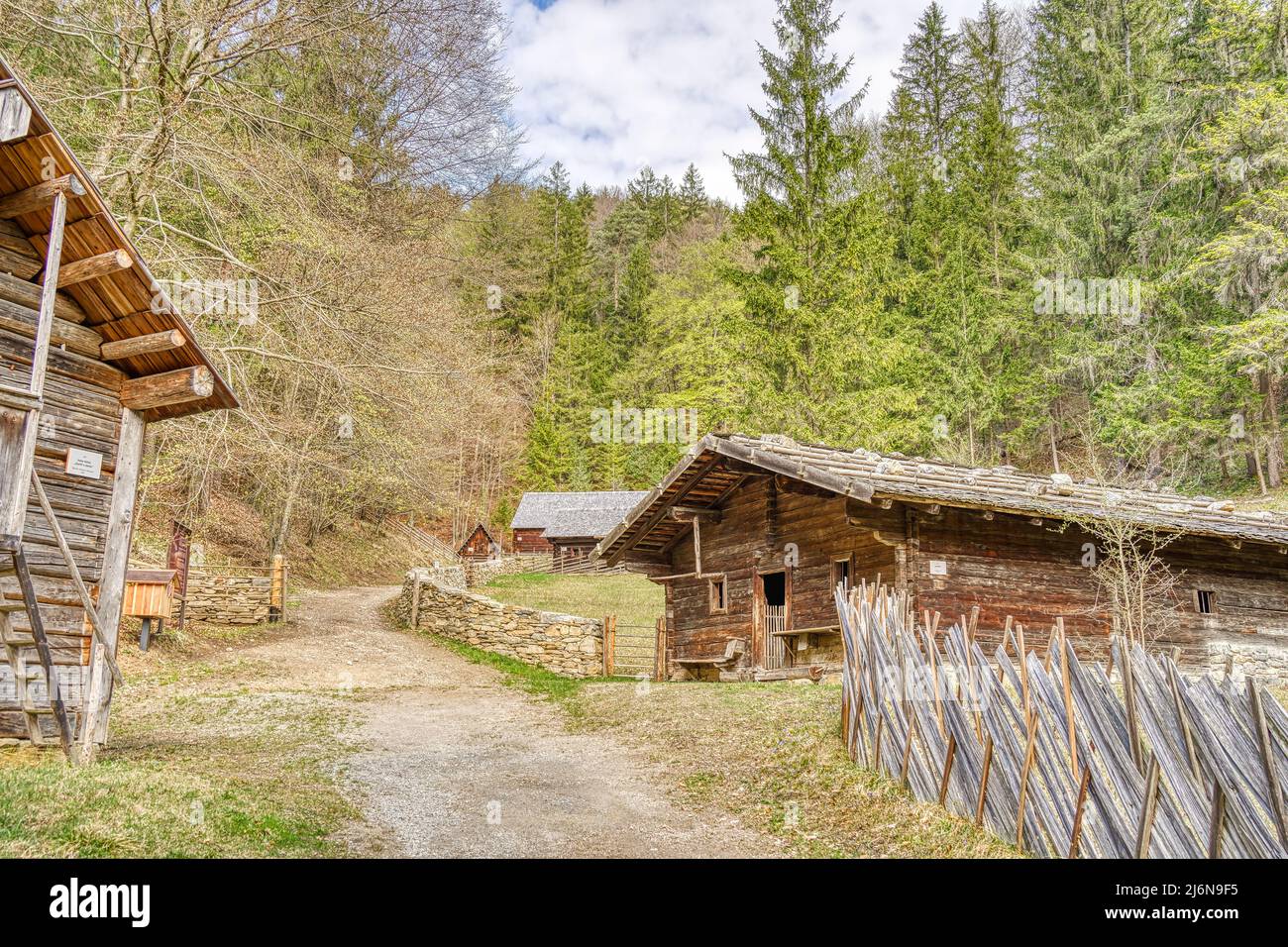 Traditional Austrian house, HDR Image Stock Photo - Alamy