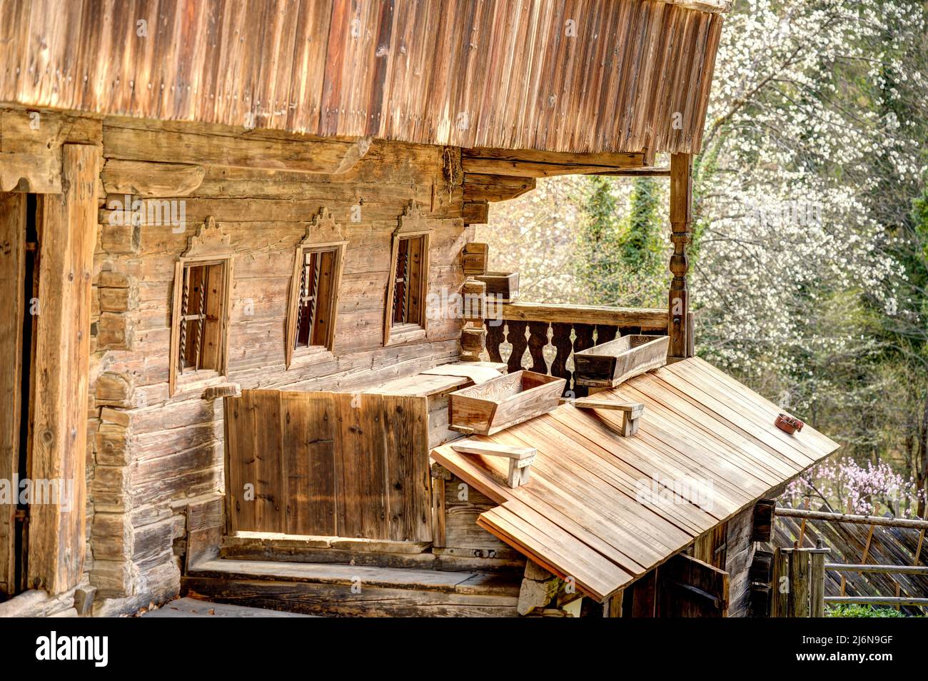 Traditional Austrian house, HDR Image Stock Photo - Alamy