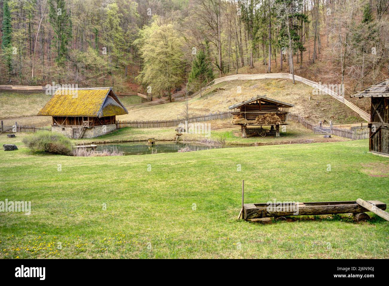 Traditional Austrian house, HDR Image Stock Photo - Alamy
