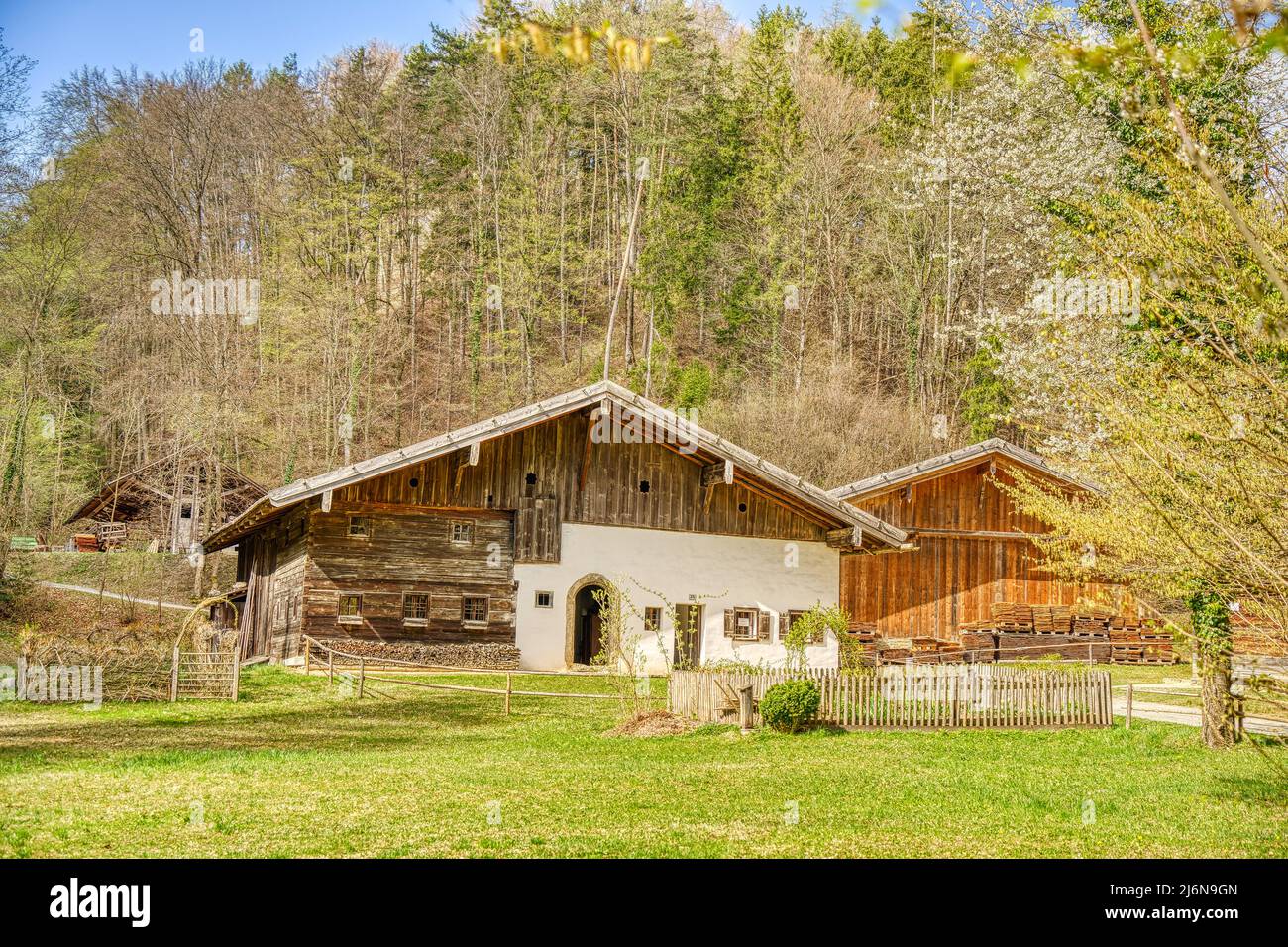 Traditional Austrian house, HDR Image Stock Photo - Alamy