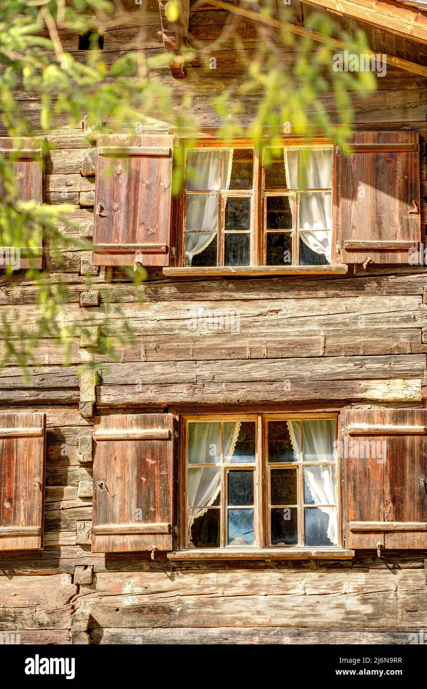 Traditional Austrian house, HDR Image Stock Photo - Alamy